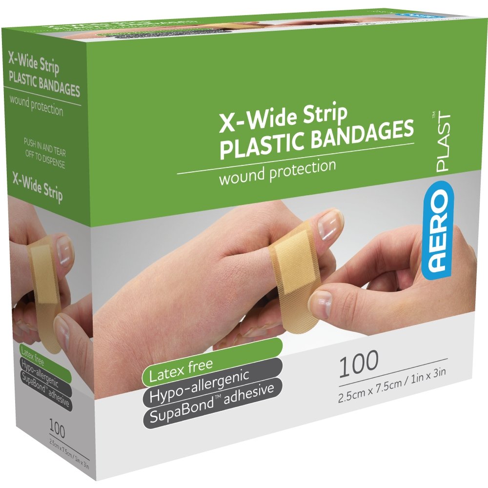 Plastic Strip Bandages, 1 x 3 (PK 1,200 Bandages) – Antler Safety