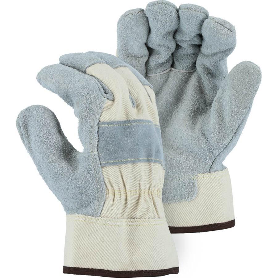 Kevlar Sewn Heavy Duty Split Cowhide Leather Palm Glove (12 Pairs ...